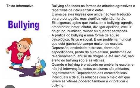Diga NÃo Ao Bullying Colégio Anglo Líder
