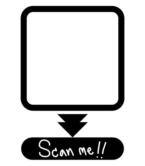 Black Qr Code Scan Png 10974161 Png