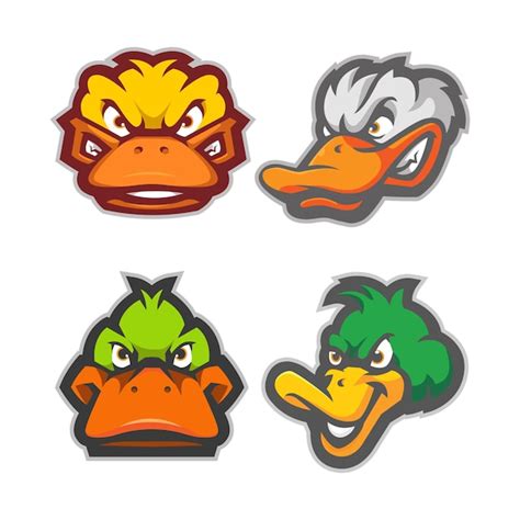 Premium Vector Duck Mascot Logo