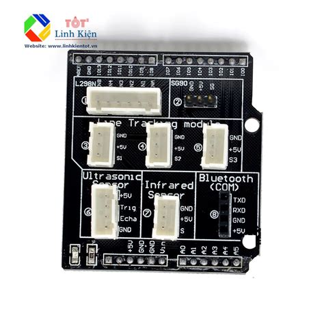 Mạch Mở Rộng Cảm Biến Cho Arduino Bản Nâng Cấp Sensor Shield V
