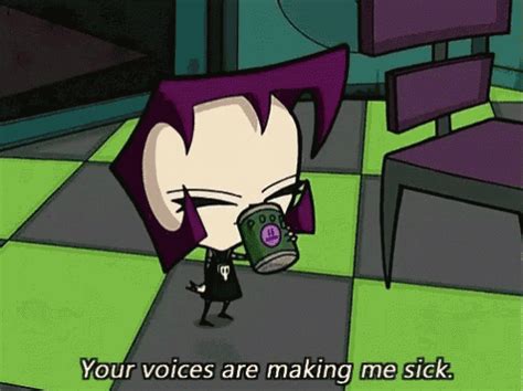 Gaz Invader Zim Quotes Gaz Voice Invader Zim Tv Show Behind The