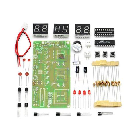 Reloj Digital Led Con Display 6bits At89c2051 Con Alarma Diy