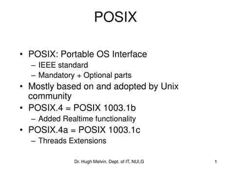 ppt posix powerpoint presentation free download id 5595298