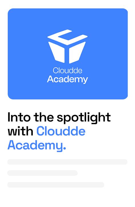 Cloudde Academy The Future Is Open For You To Create