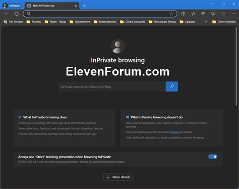 Enable Or Disable Inprivate Browsing In Microsoft Edge Windows 11 Forum