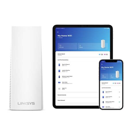 Linksys Velop Ax4200 Tri Band Wifi 6 Mesh Router 1 Pack Mx4200 Tri Band Ax Router Homekit