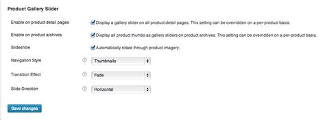 Product Gallery Slider Documentation Woocommerce