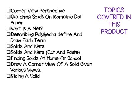 Solids And Nets Guided Notes Presentation And Inb Activities Made By Teachers