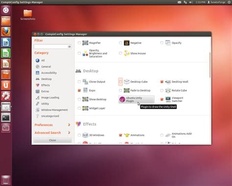 Compiz Opengl Window And Compositing Manager Linux Commands Examples
