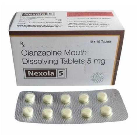 Nexola 5 Olanzapine Mouth Dissolving Tablet At ₹ 321 Box Zyprexa In Rajkot Id 27017138773