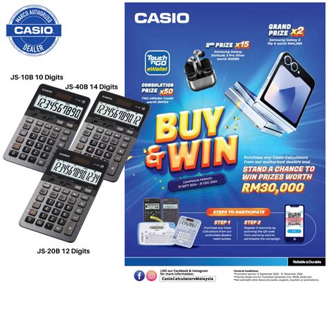 Casio Js 10b 10 Digits Js 20b 12 Digits Js 40b 14 Digits Compact Desk Type Heavy Duty