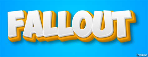 Fallout Text Effect And Logo Design Videogame