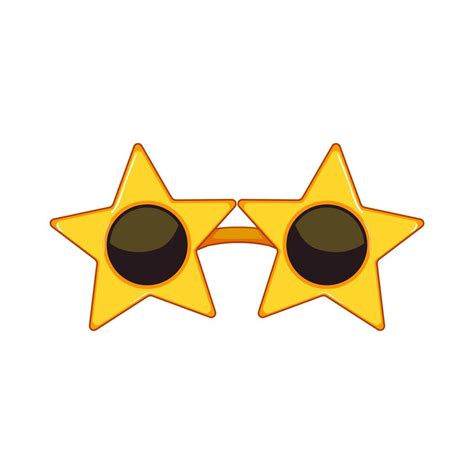 Retro Party Glasses Cartoon Vector Illustration 21754759 Vector Art At Vecteezy
