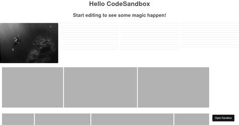 Justified Layout Examples CodeSandbox