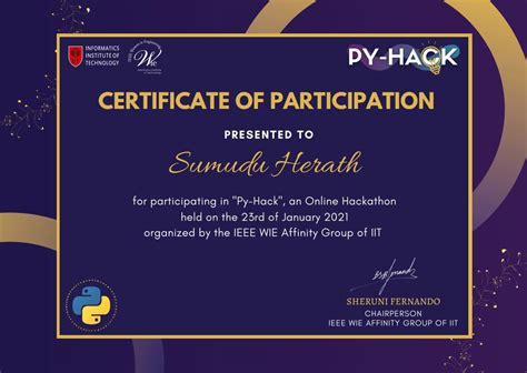Sumudu Herath On Linkedin Iit Pyhack Ieeewie Hackerrank Ieee