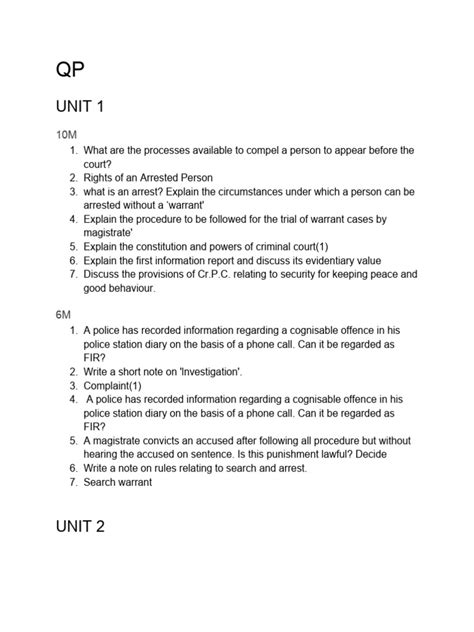 Crpc Pdf Bail Arrest