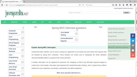 Explain Spring MVC Interceptor Javapedia Net YouTube