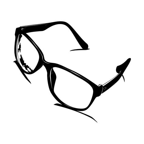 Premium Vector Silhouette Glasses For Reading Black Color Only