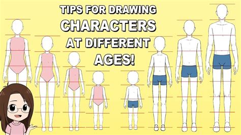 Tips For Drawing Manga Characters At Different Ages In Drawing People Drawing Base
