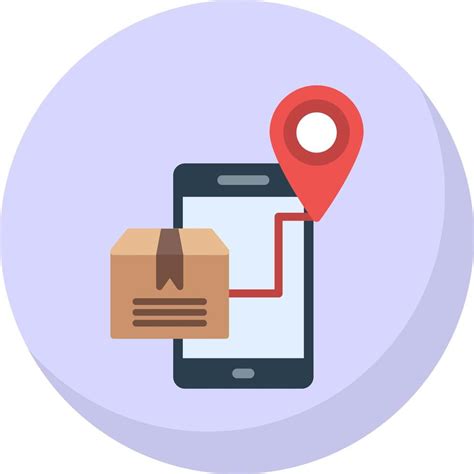 Mobile Shipment Tracking Vector Icon Design Vector Art At Vecteezy