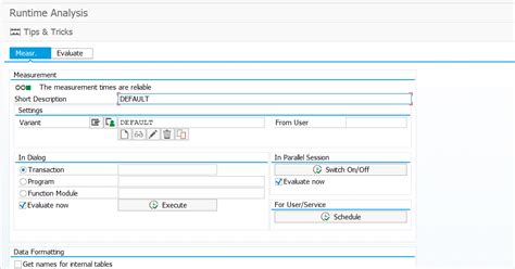 sap abap central sat runtime analysis from ui
