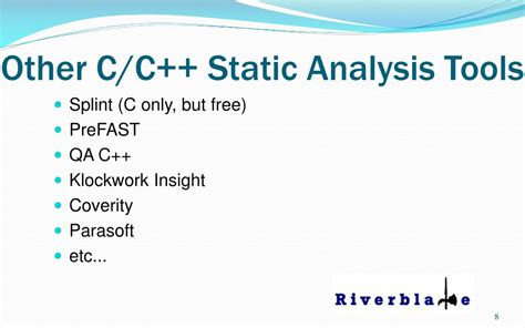 Ppt A Personal Perspective Of The Pc Lint Code Analysis Tool And How To Use It Effectively