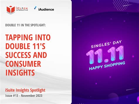 Isuite Insights Spotlight Issue 13 Tapping Into Double 11s Success