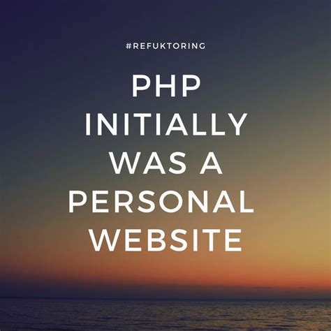 Purpose Of Php Personal Website Facts Person