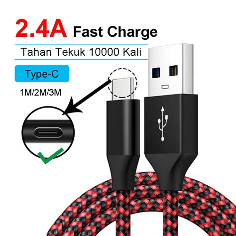 Jual Kabel Data M M M USB C Kabel Data Android Universal Kabel Type C Kabel Data For