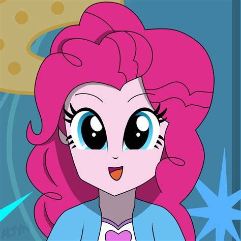 3004373 Safe Artist Altynp Part Of A Set Pinkie Pie Human