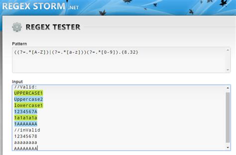 Regex Regular Expression For Field Validation In C Stack Overflow