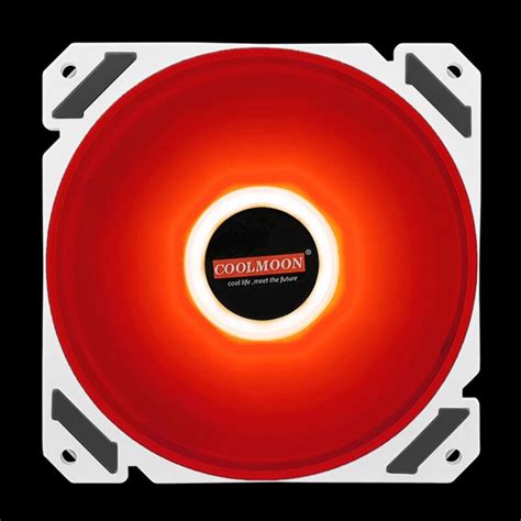 Coolmoon Mm PWM ARGB PC Case Fan Quiet Pin RG Grandado
