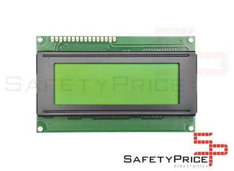 Pantalla Lcd 20x4 Display 2004 Retroiluminado Fondo Verde Compatible