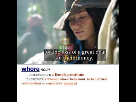 Whore Meaning Pronunciation Illustration English Vocabulary ️