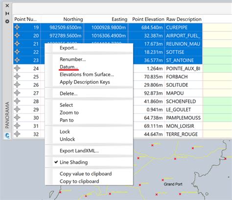 solved raise lower slected cogo points autodesk community