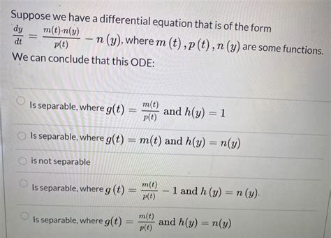 Solved From The Options Below Select All Possible Solutions