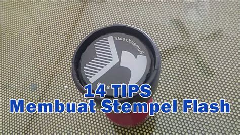 CARA MUDAH MEMBUAT STEMPEL FLASH KURANG DARI 5 MENIT YouTube