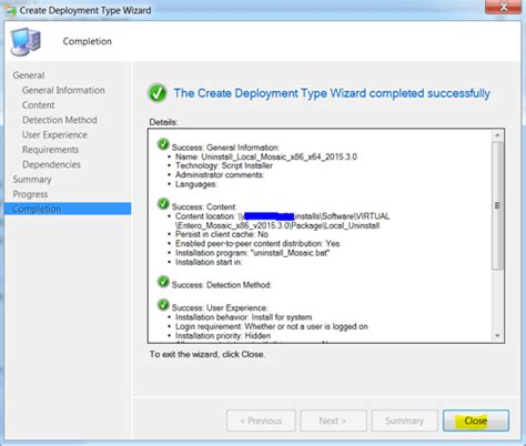 sccm detection method for an app uninstall scripters inc