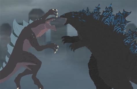 Godzilla 2019 Vs Zilla Jr By Baratazilla On Deviantart
