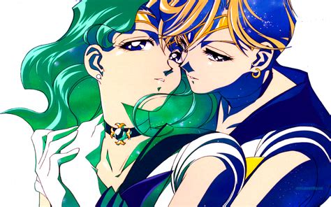 Uranus X Neptune Sailor Moon Crystal Png Iv By Arialacava On Deviantart