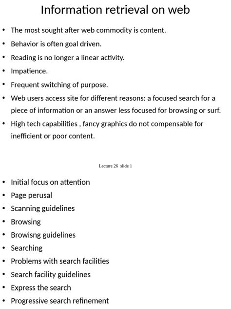 Information Retrieval On Web 4 Pdf Chart World Wide Web