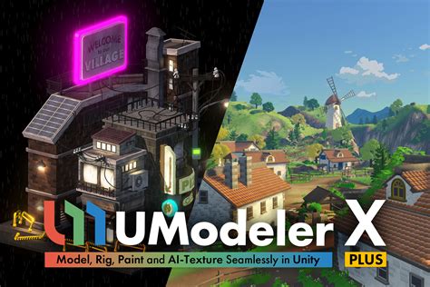 Umodeler X Plus Modeling Unity Asset Store