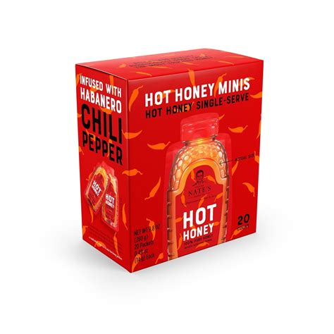 Nates Hot Honey Minis Single Serve Hot Honey Holiday Stocking