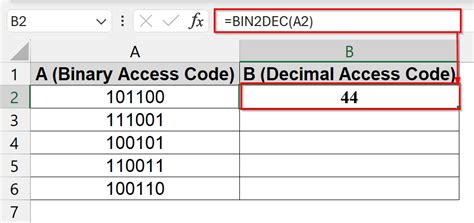 How To Convert Binary Values To Decimal In Excel 4 Easy Ways Excel