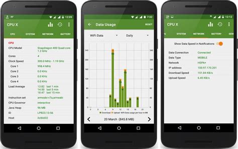 CPU X app para análizar el hardware de tu Android