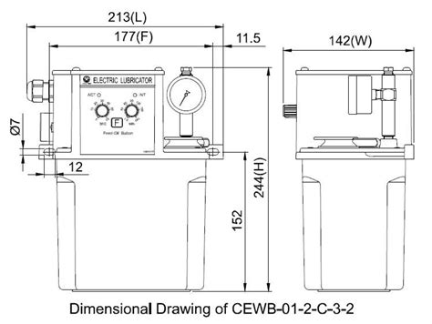 Cewb Pressure Relief Type Oil Electric Lubricator