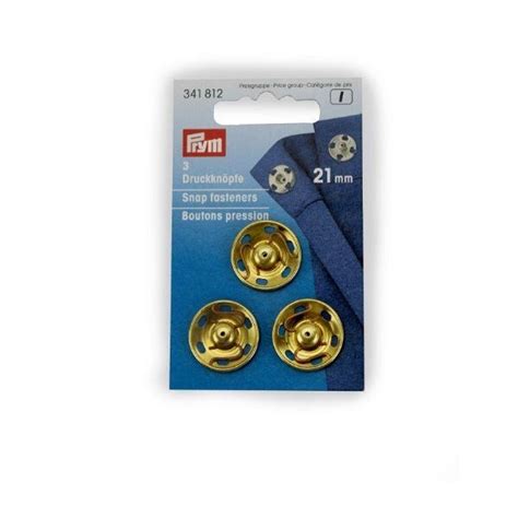 Prym Brass Snap Fasteners 3 Pieces