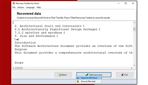 Recovery Toolbox For Word 4 5 17 45 Free Download FileCR