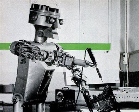 Robot Workman Named Garco 1953 Popular Science Archives Popular Science Archives Vintage