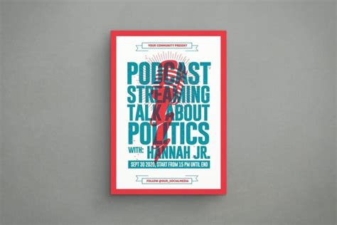 24 Best Podcast Mockup PSD Templates Instagram Talkshow M